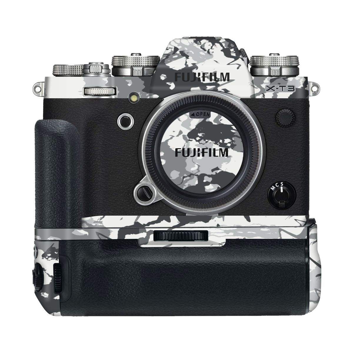 Snowy Camo Camera Skins – WrapCart Skins