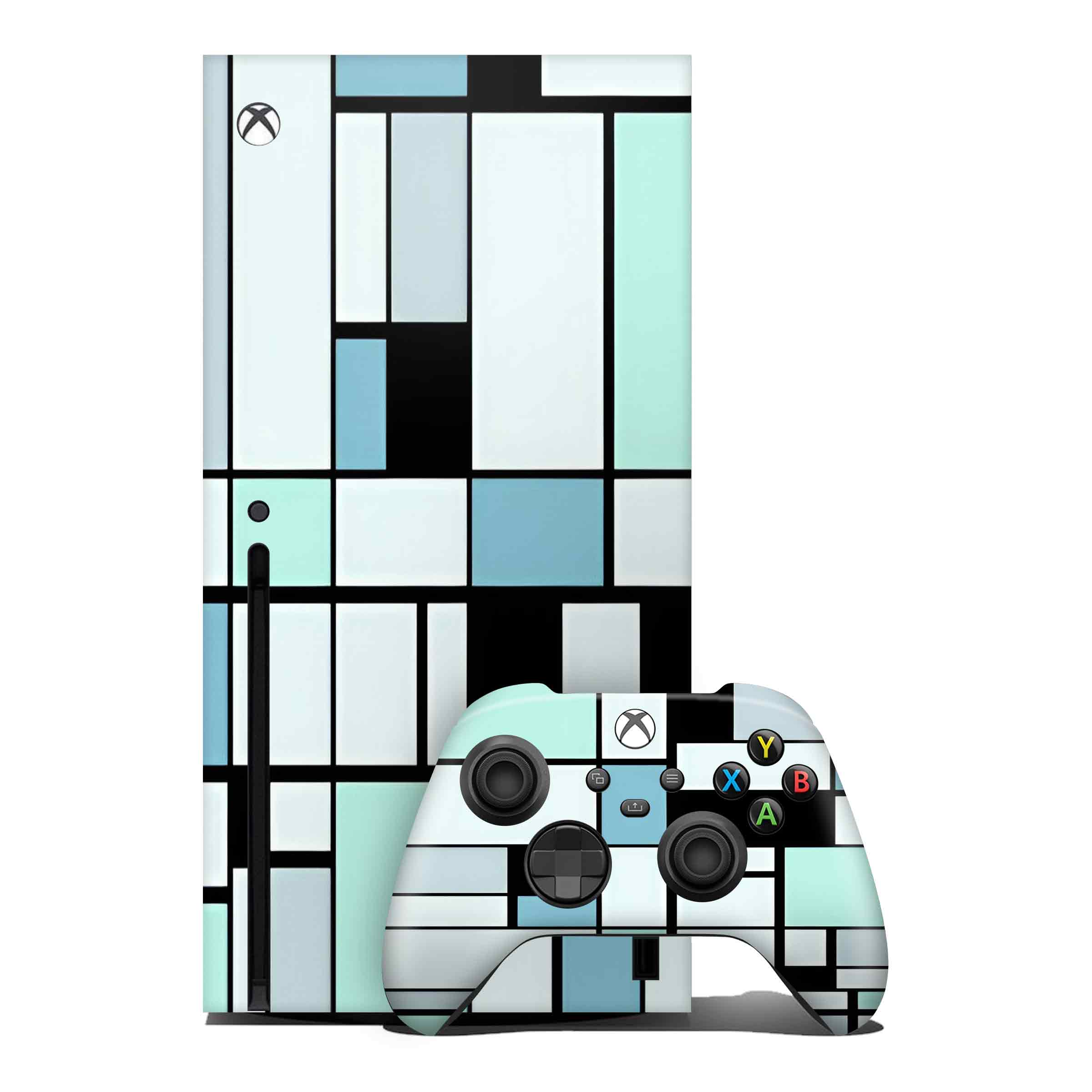 Blue Tech Xbox Skin – WrapCart Skins