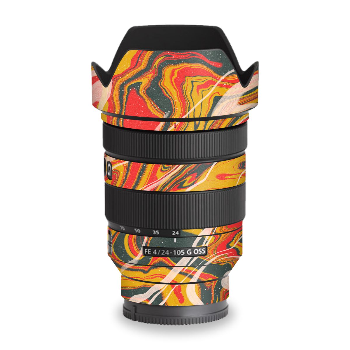 Psychadelic Orange Lens Skins – WrapCart Skins
