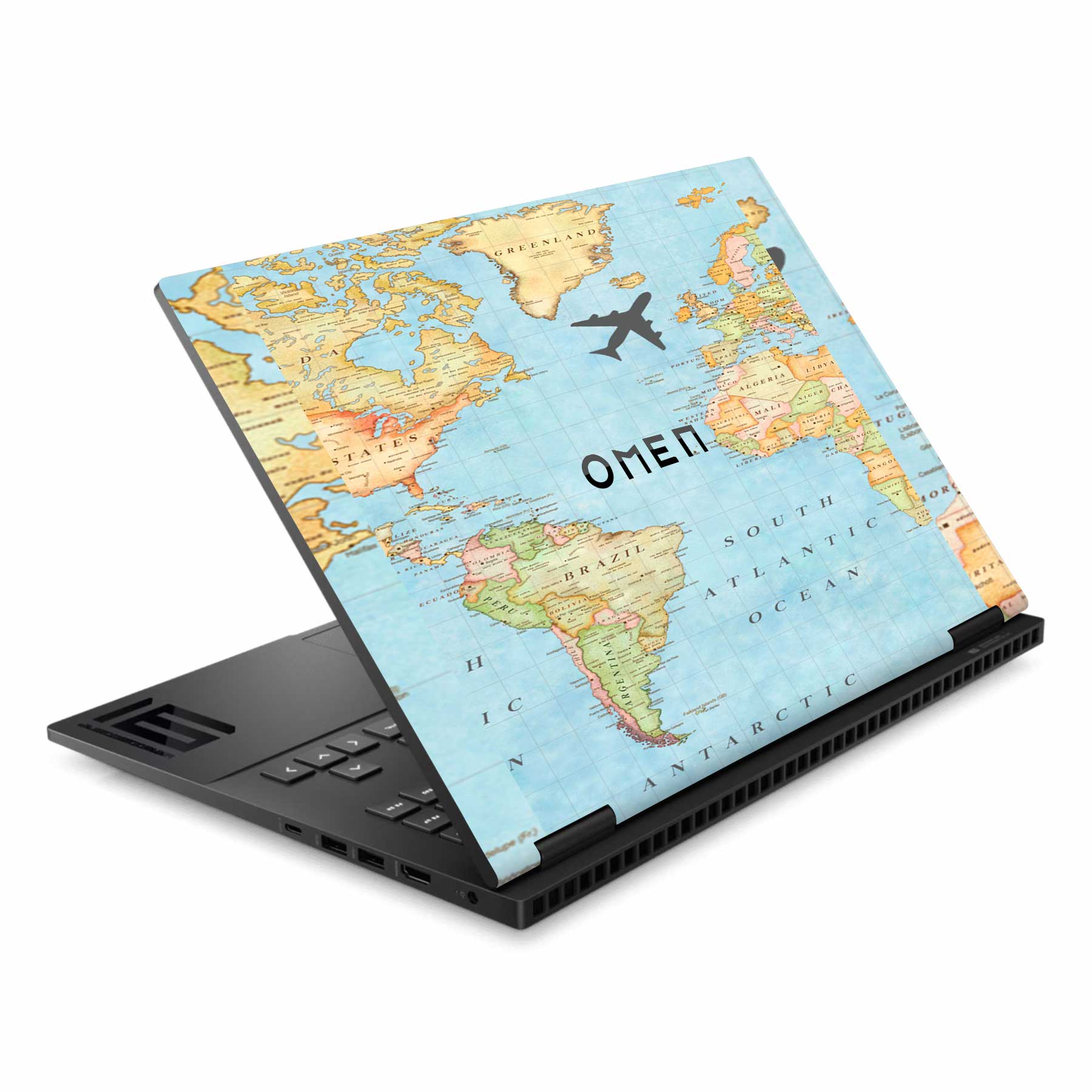 World Map HP Omen 16 Laptop Skin – WrapCart Skins