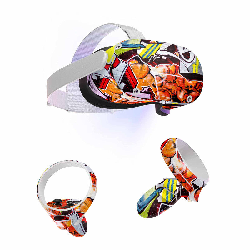 Underground Graffitti Skin For Meta Oculus Quest VR – WrapCart Skins