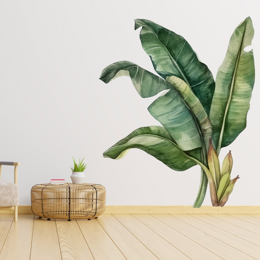 Banana Leaf Wall Sticker | Premium Wall Stickers by Wrapcart ...