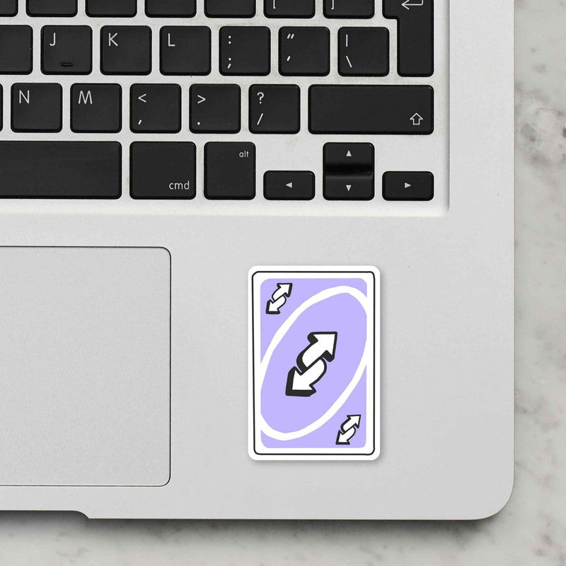 Reverse Laptop Sticker – WrapCart Skins