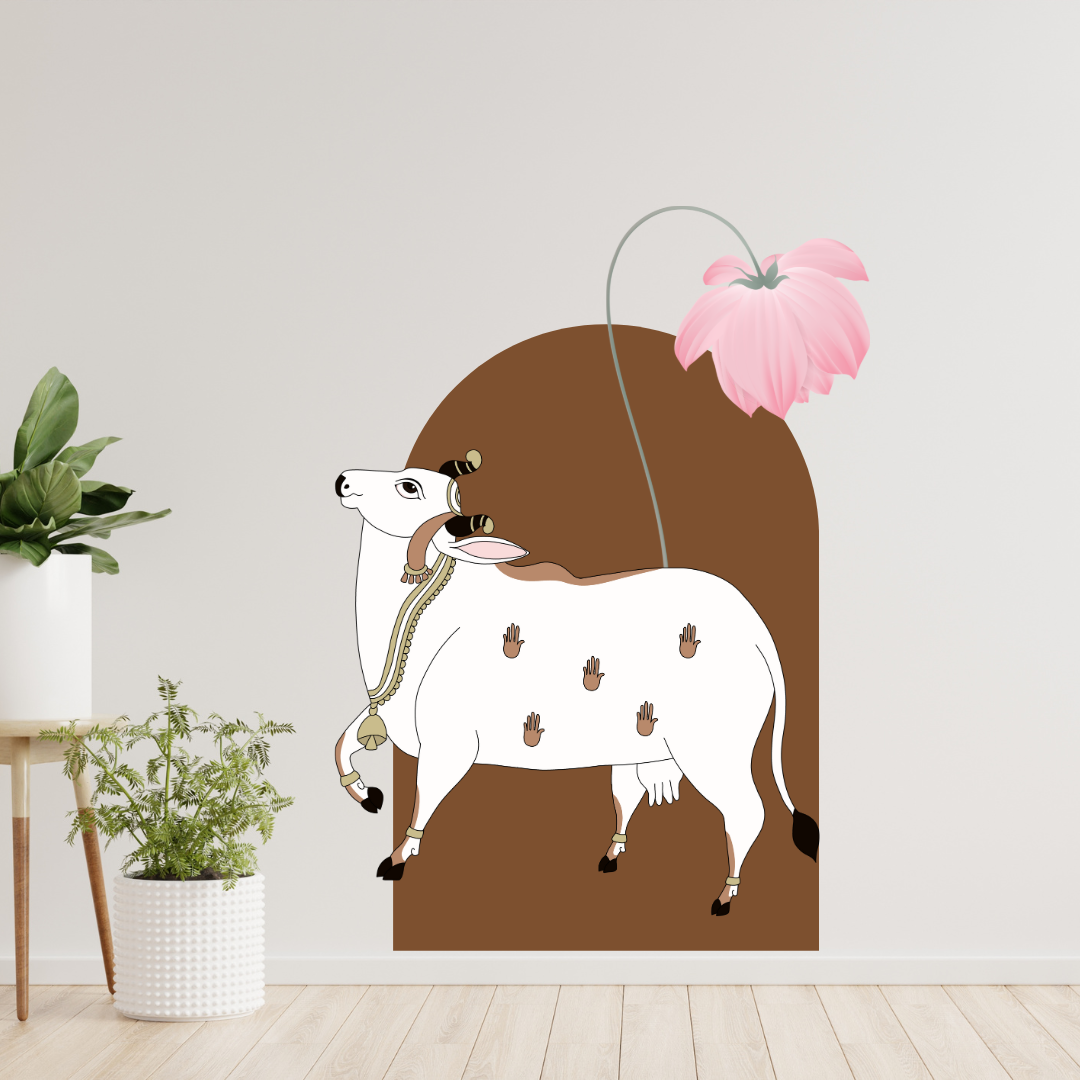 Cow Pichwai Wall Sticker | Premium Wall Stickers by Wrapcart ...