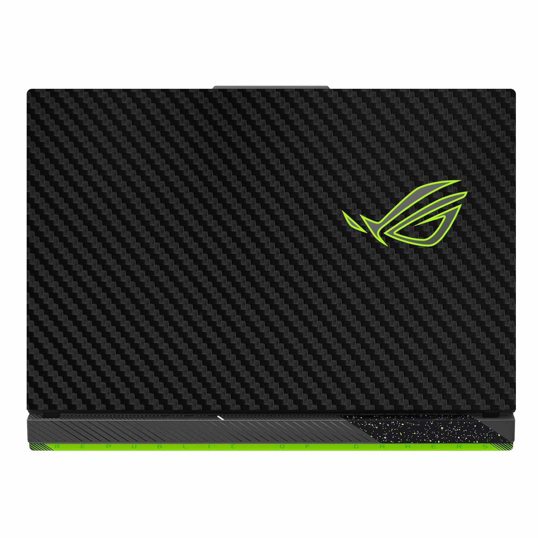 Black Carbon Asus ROG Strix G16 G614J Laptop Skin – WrapCart Skins
