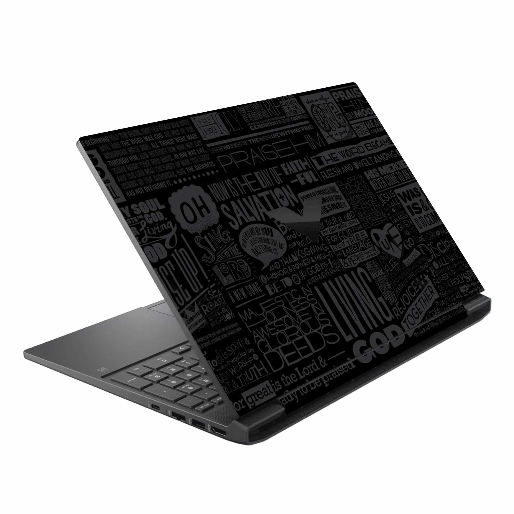 Black Glory HP Victus Laptop Skin – WrapCart Skins