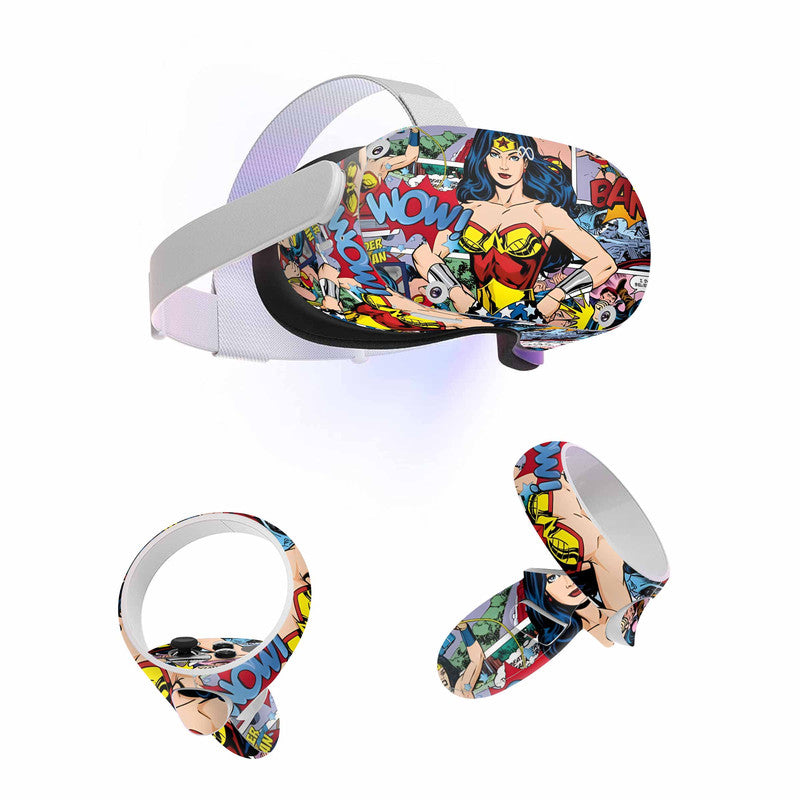 Wonder Woman Comic Meta Oculus Quest VR Skin – WrapCart Skins