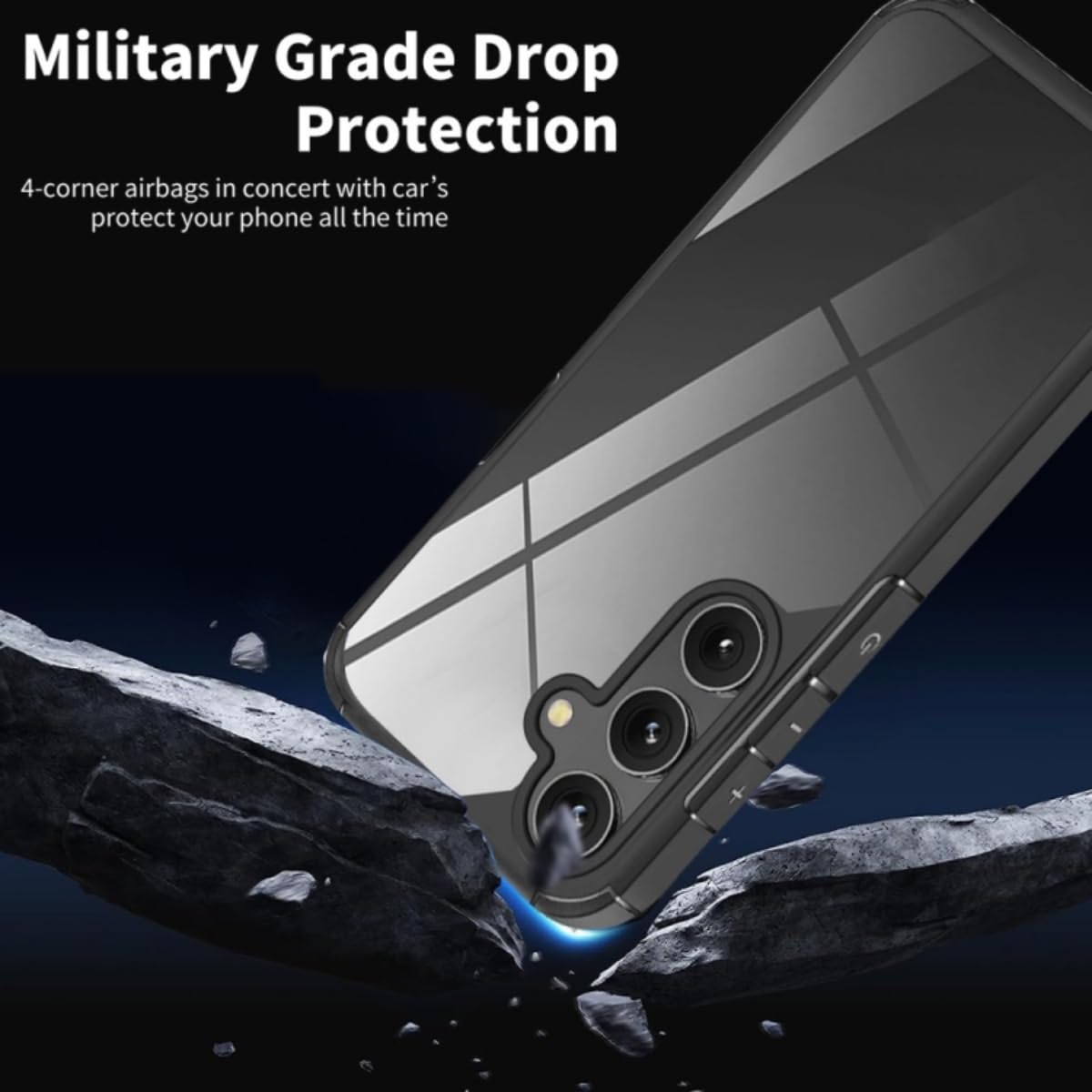 Shockproof Mobile Bumper Cover With Full Camera Raised Protection - Set ...