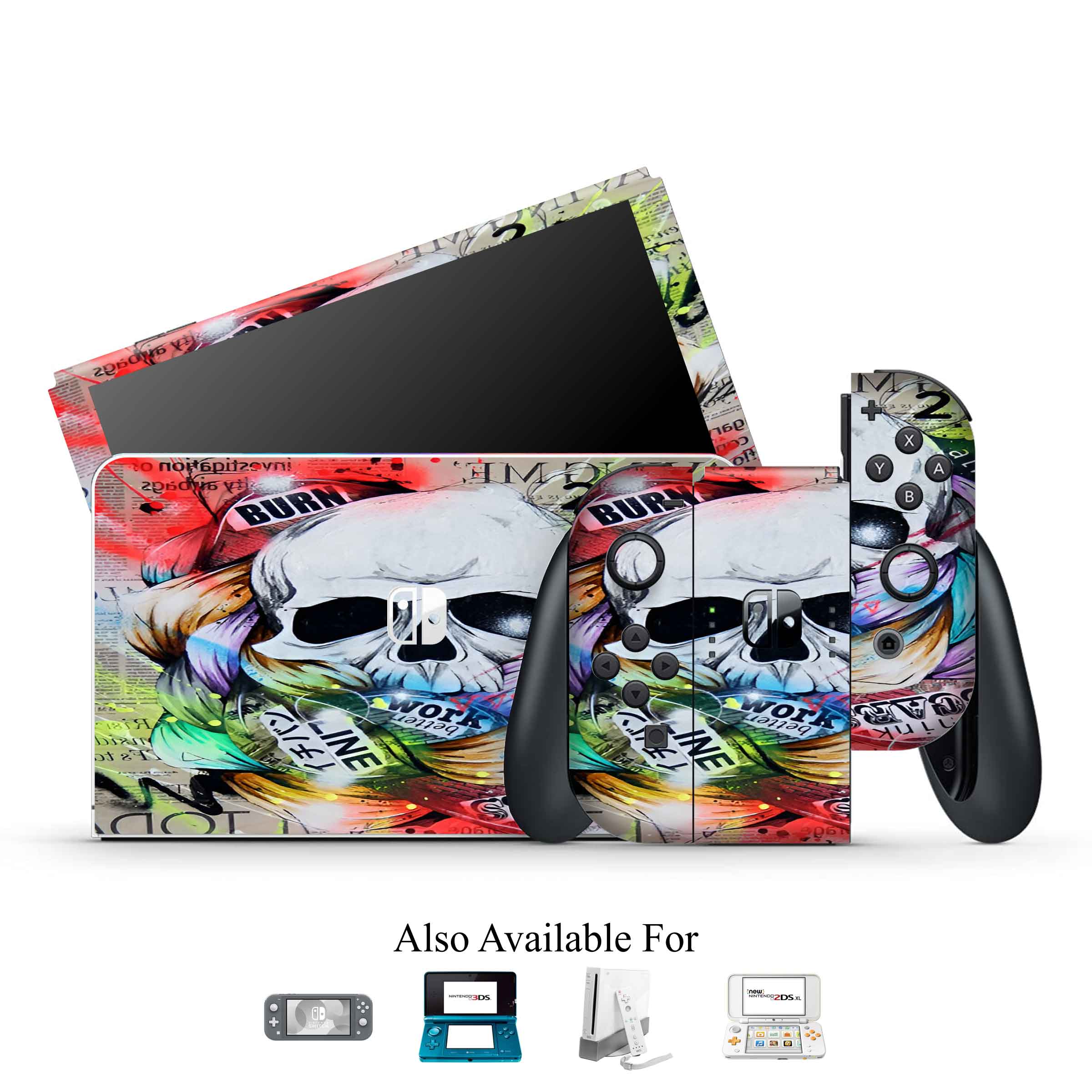 Visionary Skull Nintendo Skin – WrapCart Skins