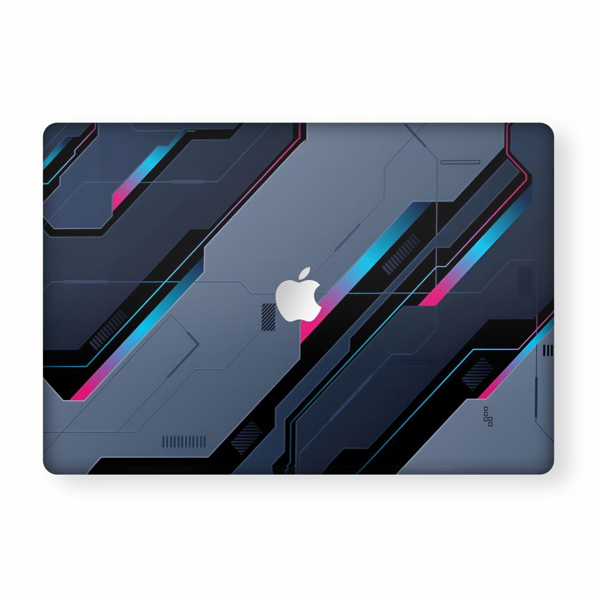 Black Techy Macbook Skin – WrapCart Skins