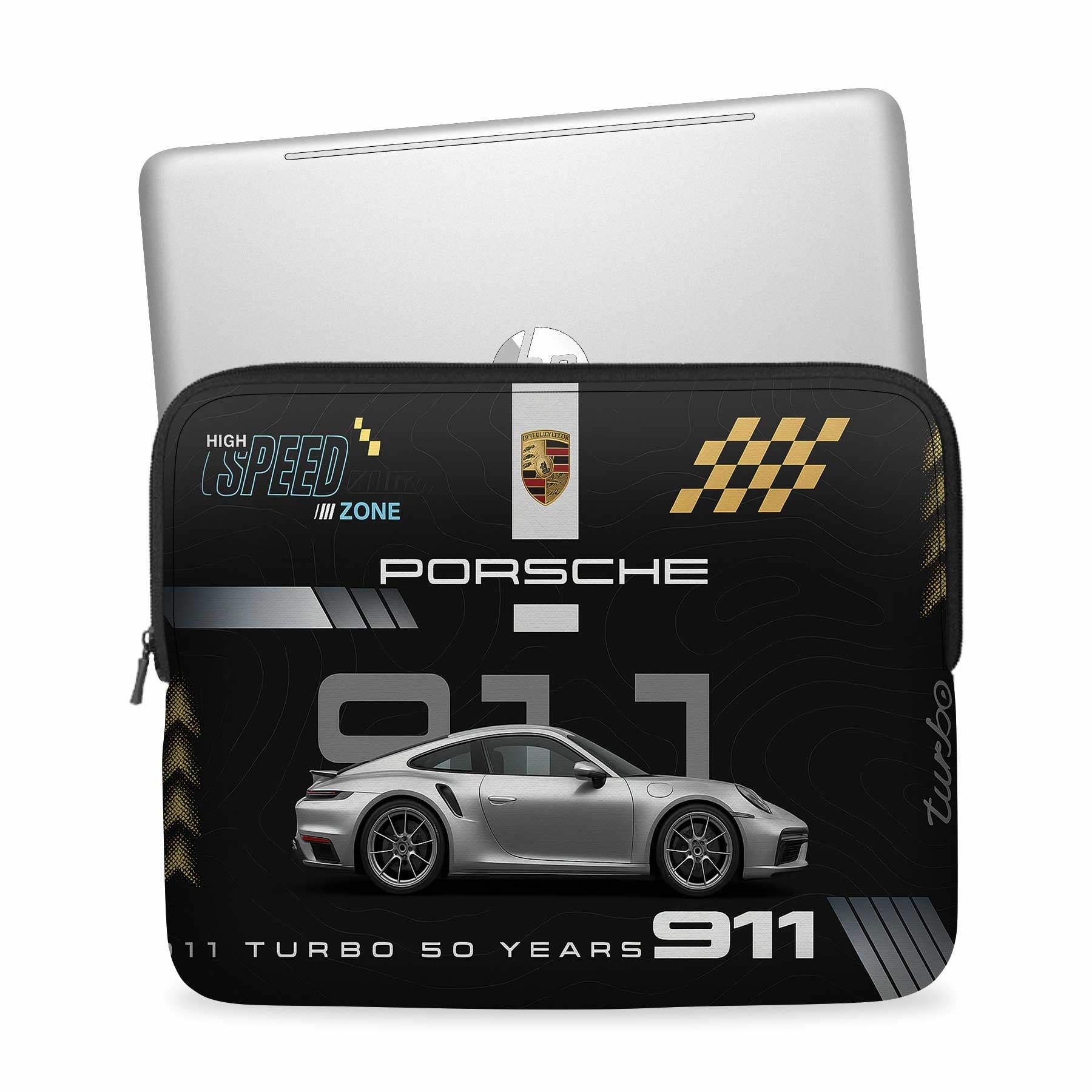 High Speed Turbo Laptop Sleeve – WrapCart Skins