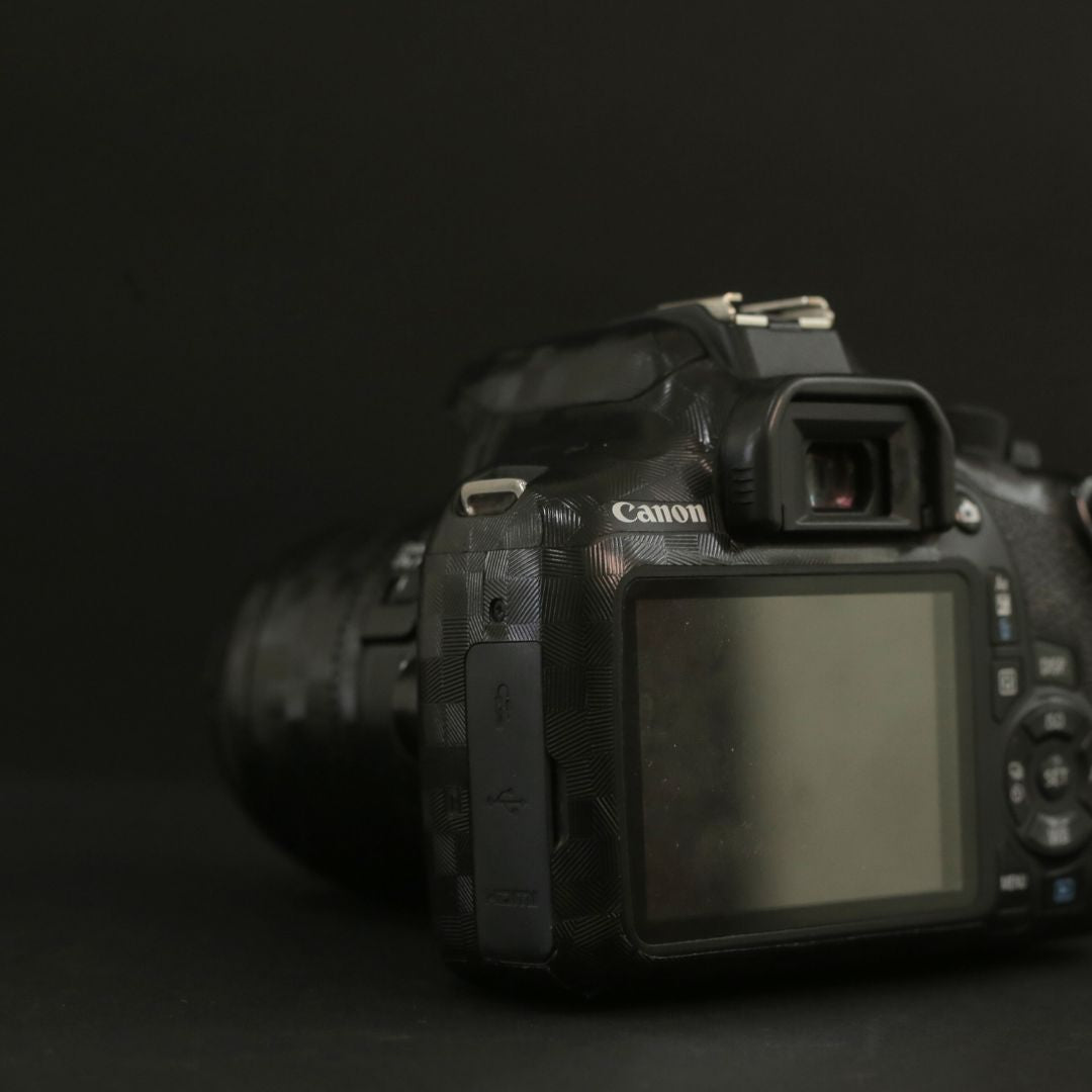 Black Cross Textured Camera skin – WrapCart Skins
