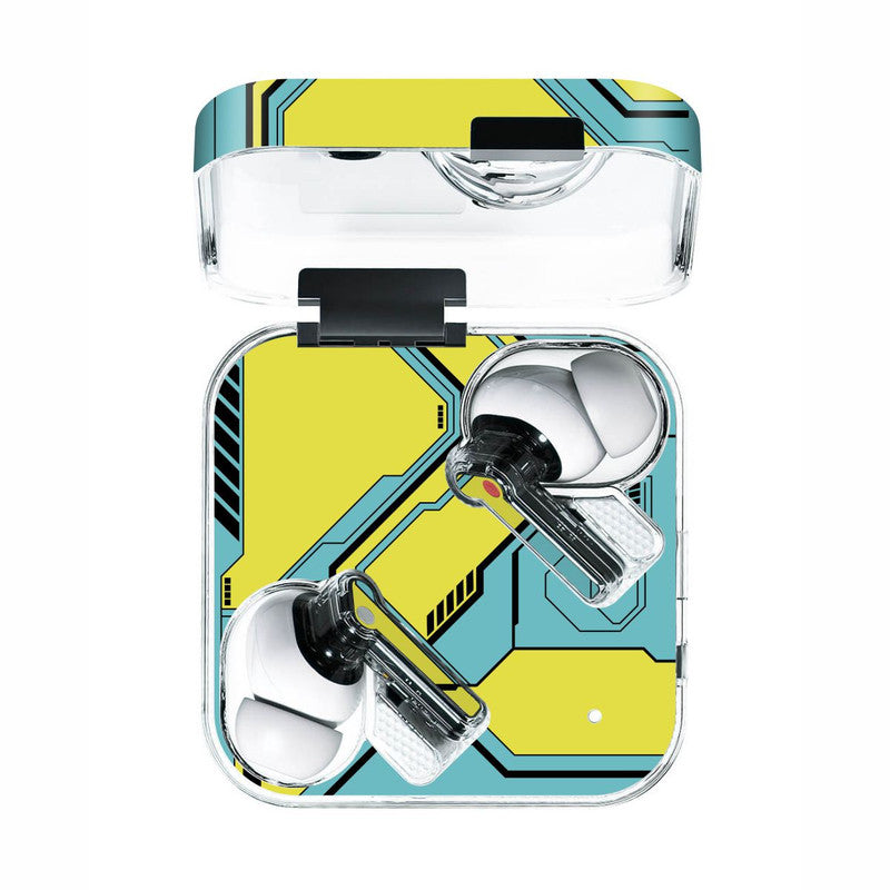 Techy Cyber Yellow Nothing Ear 1 Skin – WrapCart Skins