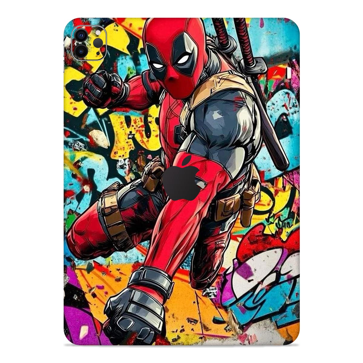 Deadpool Graffiti iPad 11Th Gen 2025 Skin – WrapCart Skins