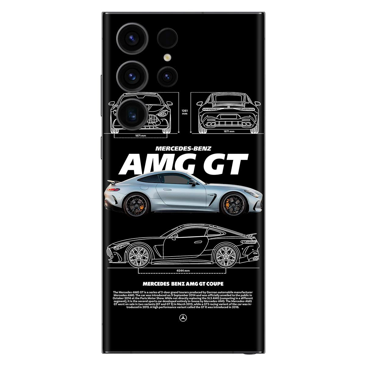 AMG GT BLACK Mobile Skin – WrapCart Skins