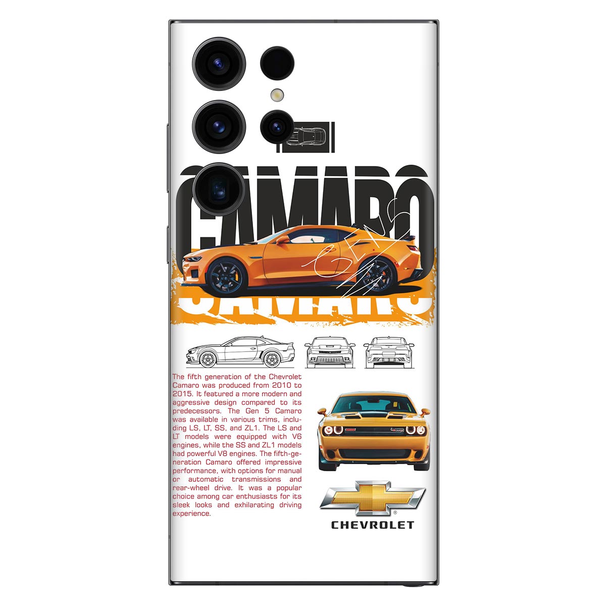 Camaro Mobile Skin – WrapCart Skins