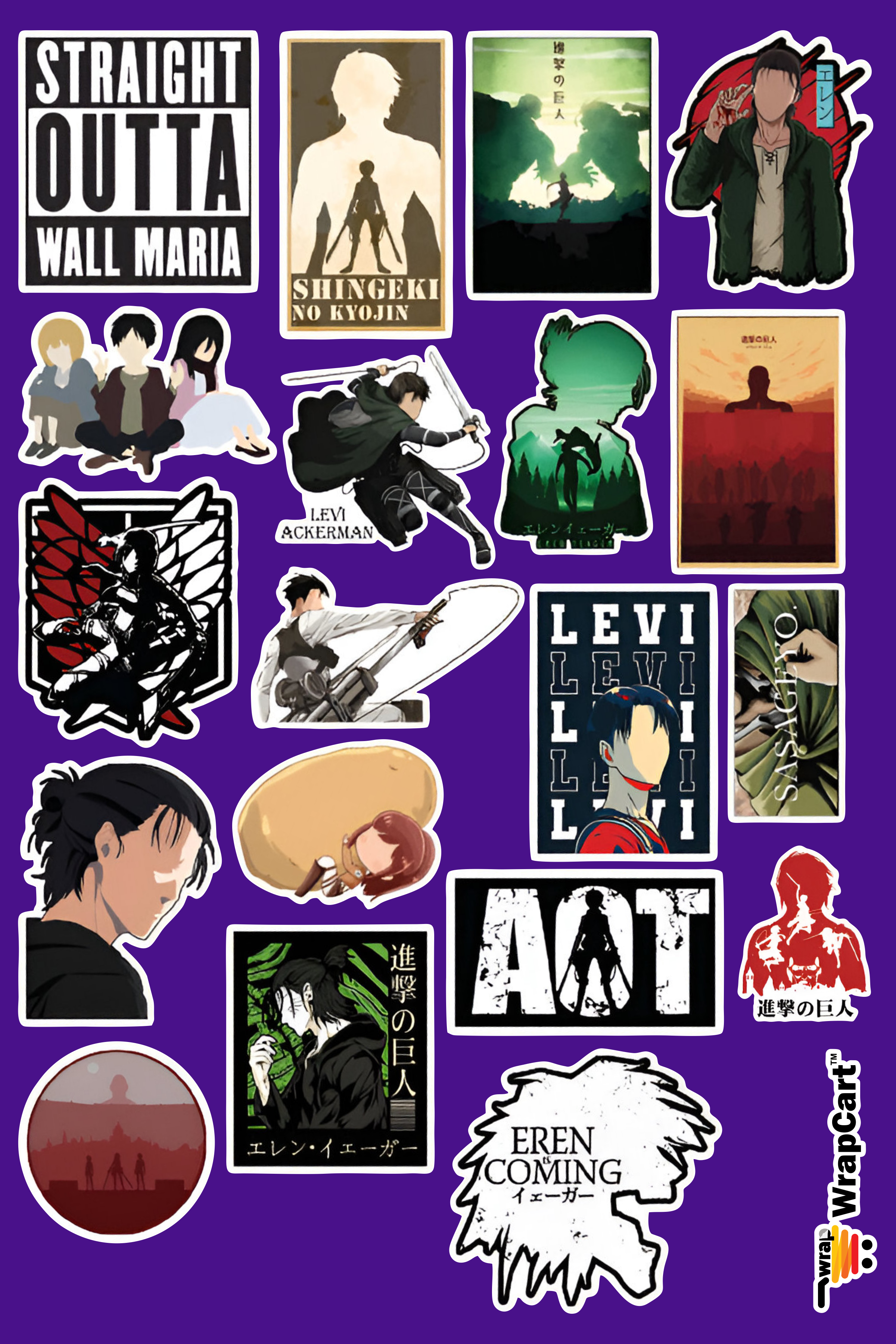 Mini Sticker Pack - AOT – WrapCart Skins