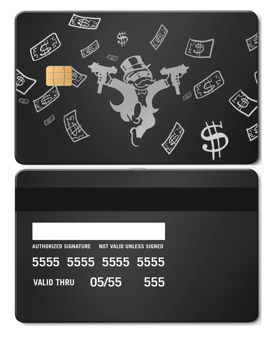 Monopoly Boss Metal Card - Premium Metal Credit Cards | Custom Laser ...