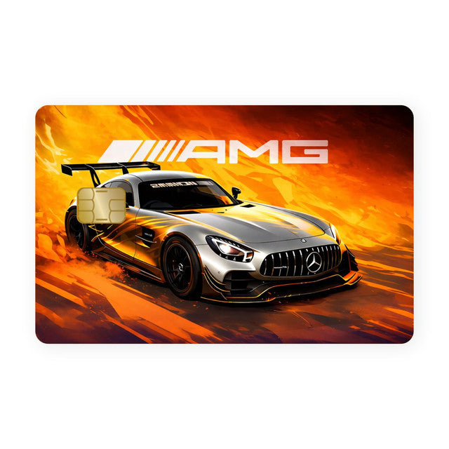 Yellow AMG Card Skin – WrapCart Skins