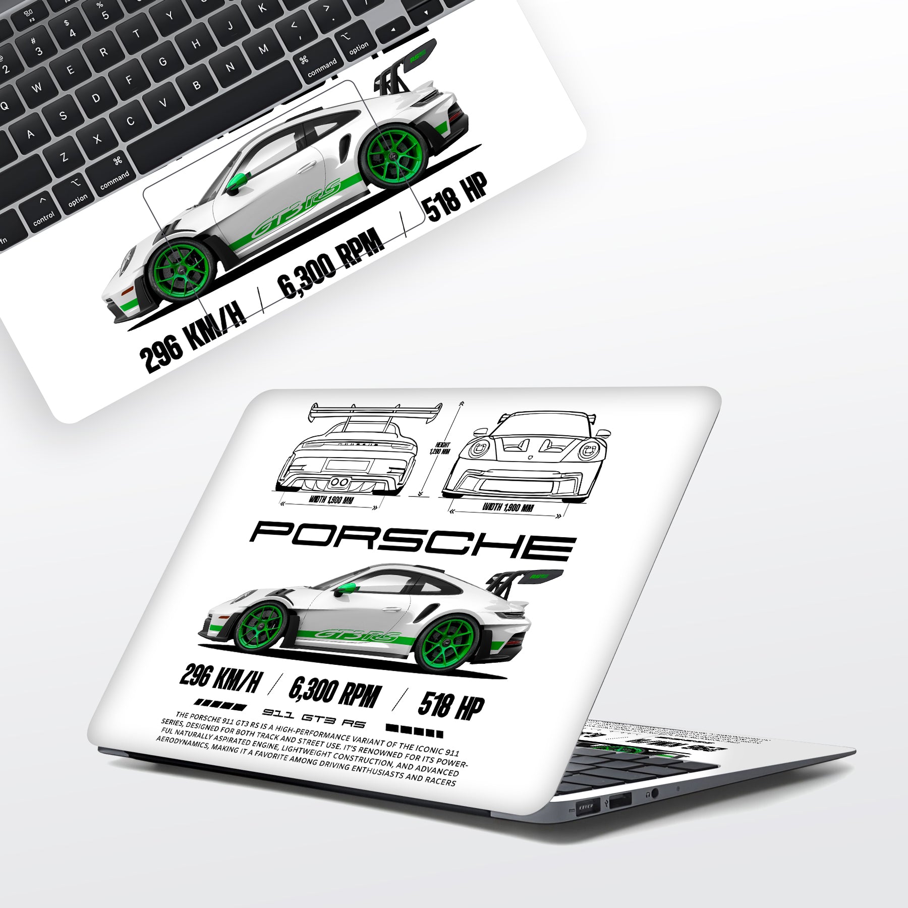 HP pavilion gaming 15 cx series Laptop Skins & Wraps | Full Body Laptop ...