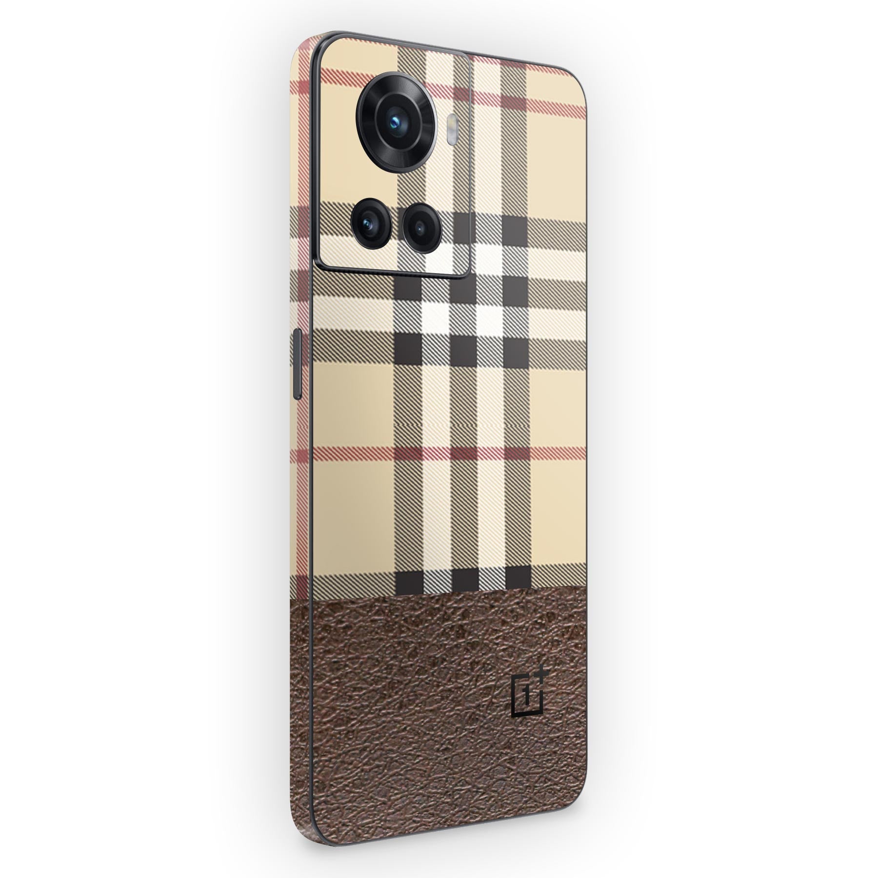 Brown Luxury Leather Dual Edition Designer Mobile Skin – WrapCart Skins