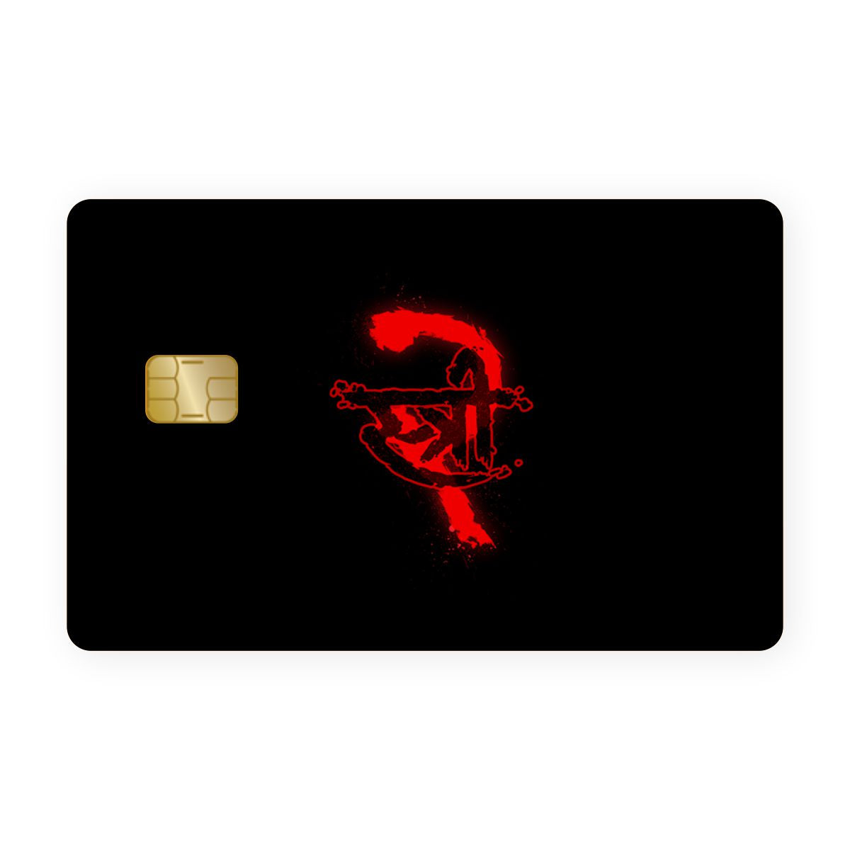 Acrylic Wolf Debit Card Skin & Card Skin. Anime Debit Card Skins ...