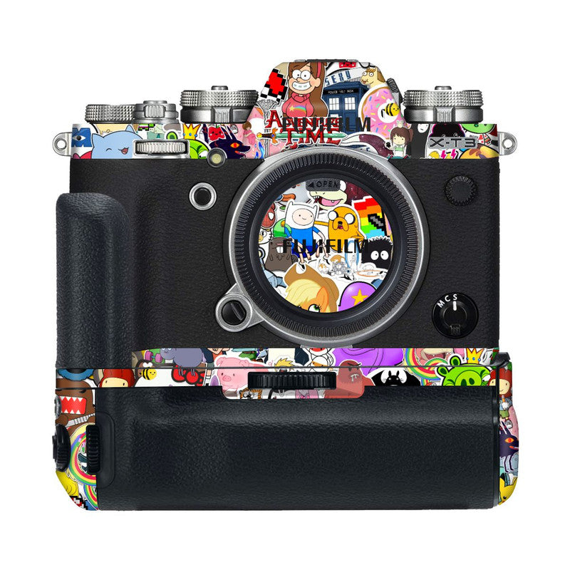 Cartoon Stickers Camera Skins – WrapCart Skins