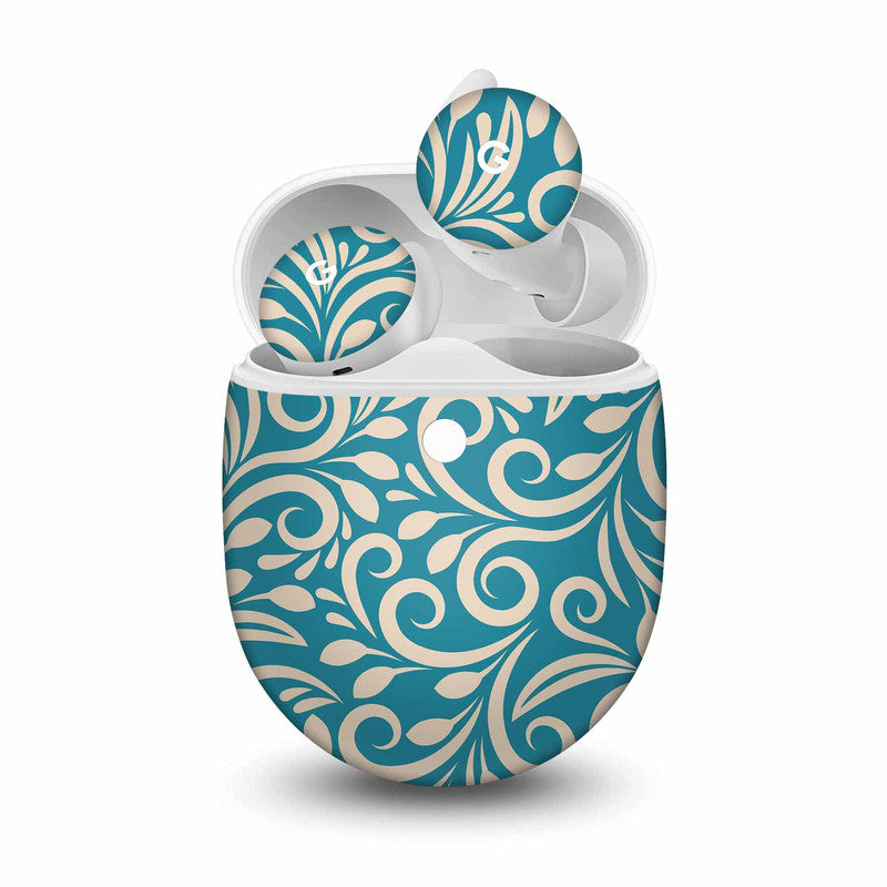 Aesthetic Blue Skin For Pixel Buds A-Series – WrapCart Skins