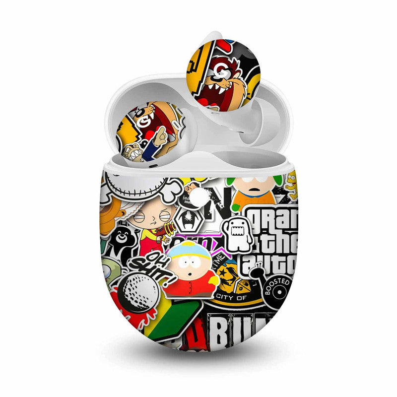 GTA Abstract Skin For Pixel Buds A-Series – WrapCart Skins