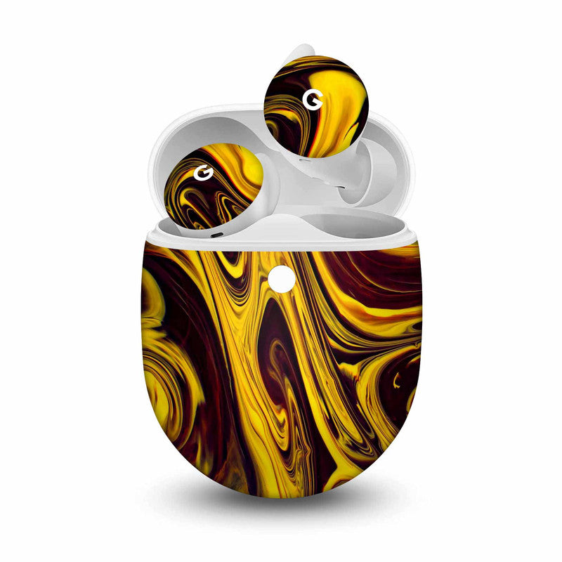 Yellow Mercury Skin For Pixel Buds A-Series – WrapCart Skins
