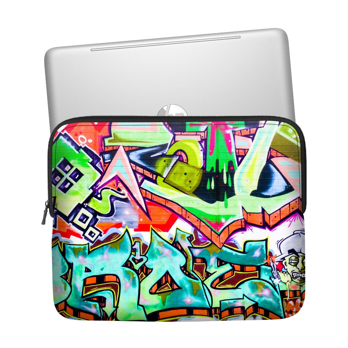 Graffiti Mural Laptop Sleeve - Best Quality Customised Laptop Sleeves ...