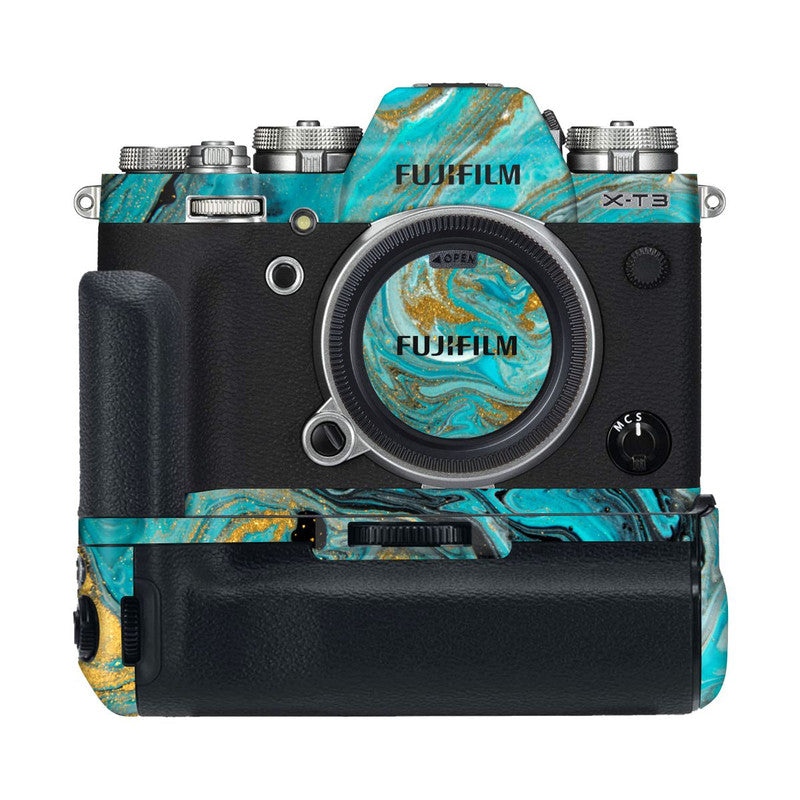Blue Gold Camera Skins – WrapCart Skins