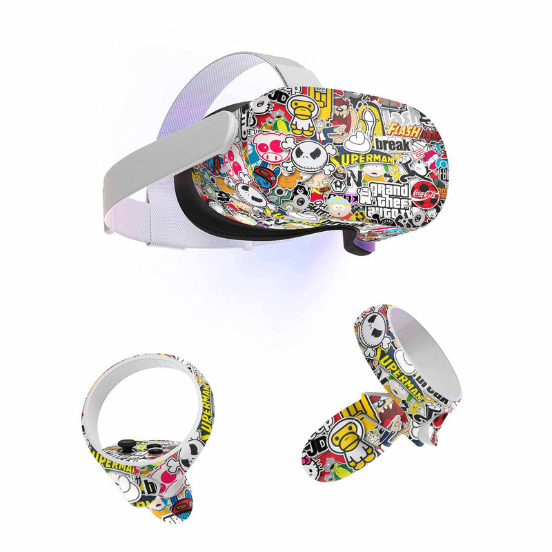 GTA Abstract Skin For Meta Oculus Quest VR – WrapCart Skins