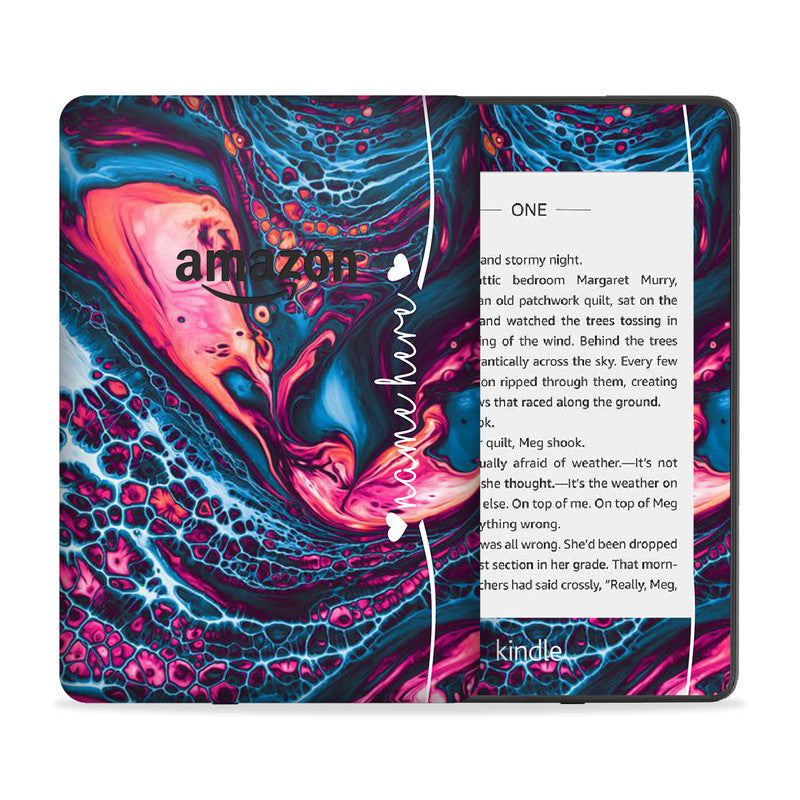 Liquid Psychedelic Custom Name Skin For Kindle – WrapCart Skins