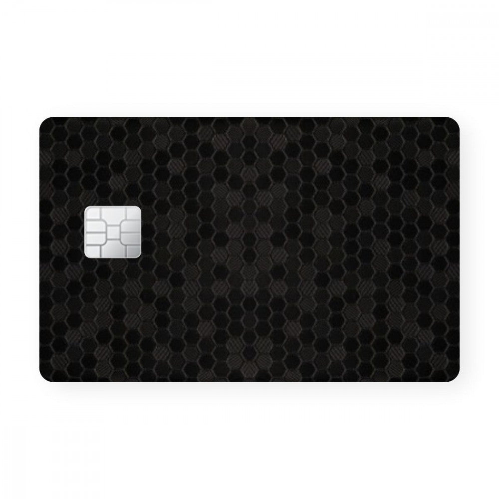 Black Honeycomb Card - WrapCart Debit Card Skins – WrapCart Skins