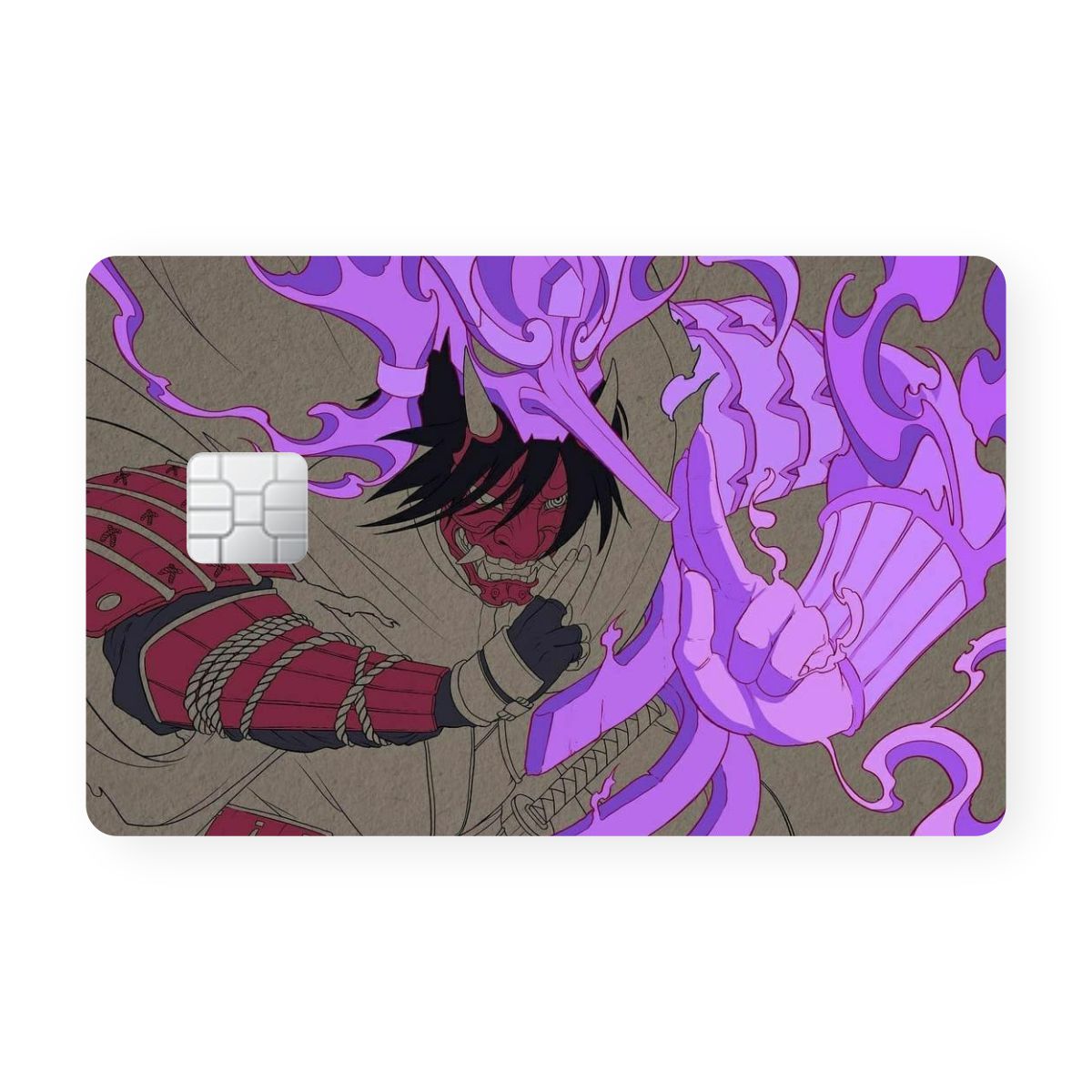 Acrylic Wolf Debit Card Skin & Card Skin. Anime Debit Card Skins ...