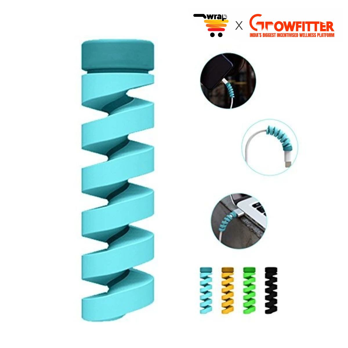 Silicone Cable Protector - Pack Of 4 – WrapCart Skins