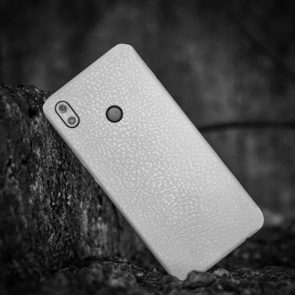 White Leather Phone Skin/Samsung Galaxy S20, Wraps & Covers » Wrapcart ...